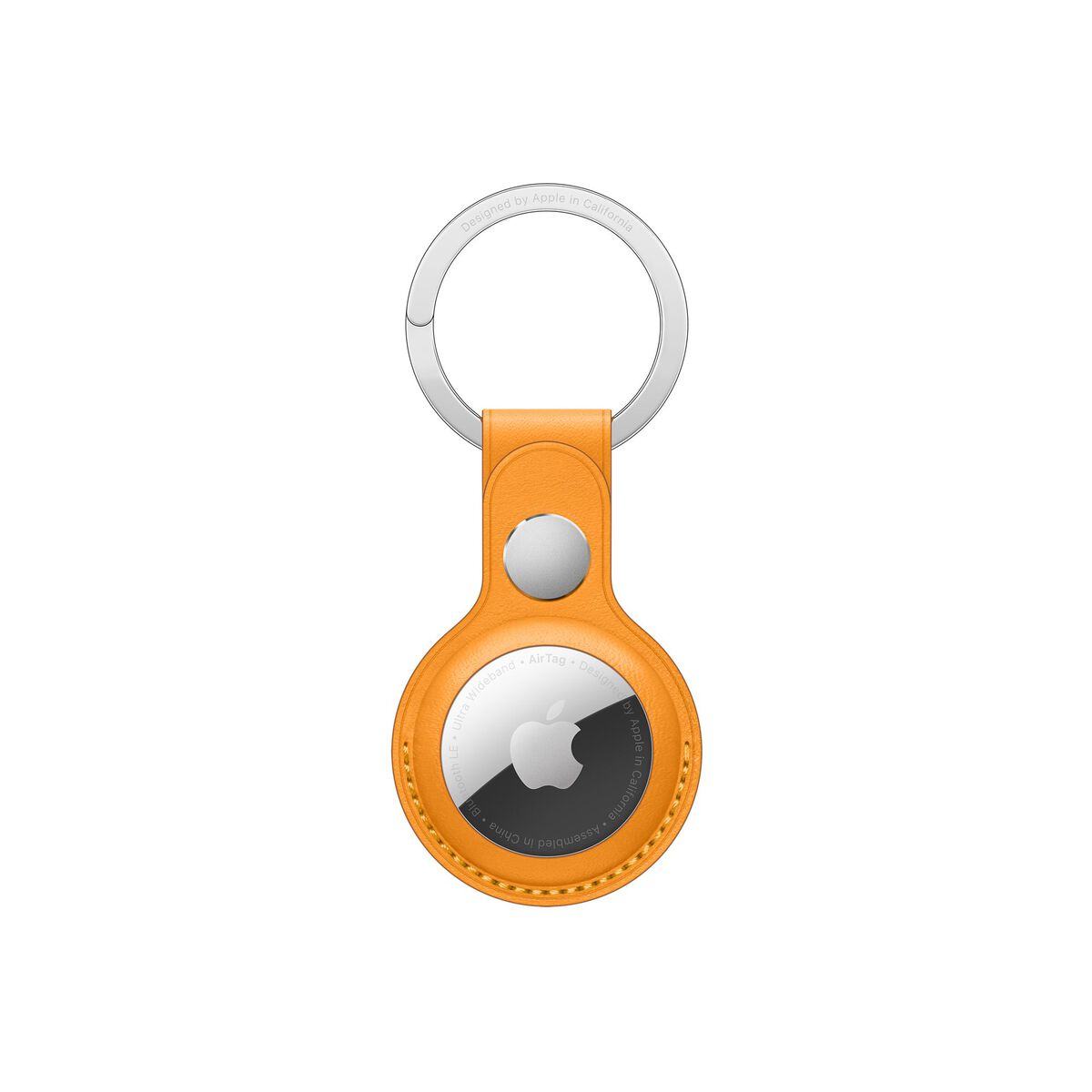 Apple AirTag Leather Key Ring - California Poppy (Seasonal Summer2021 ...