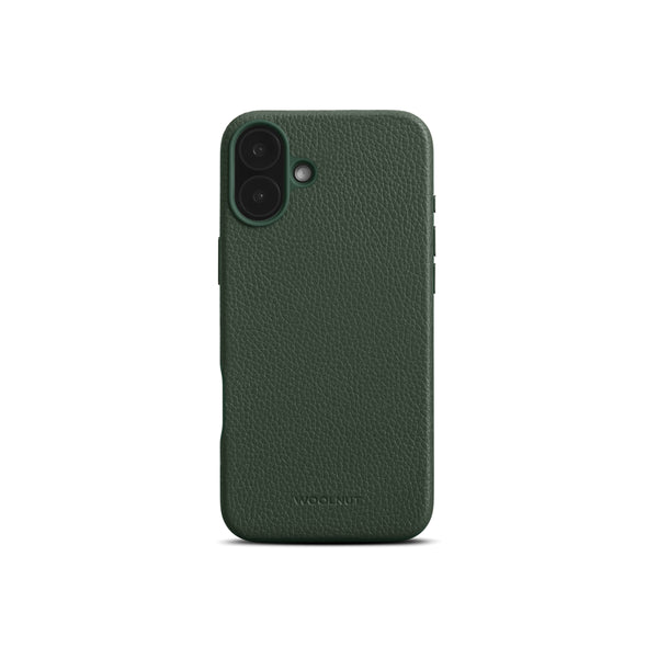 WOOLNUT Leather Case for iPhone 16 Plus - Green – iSTYLE.bg